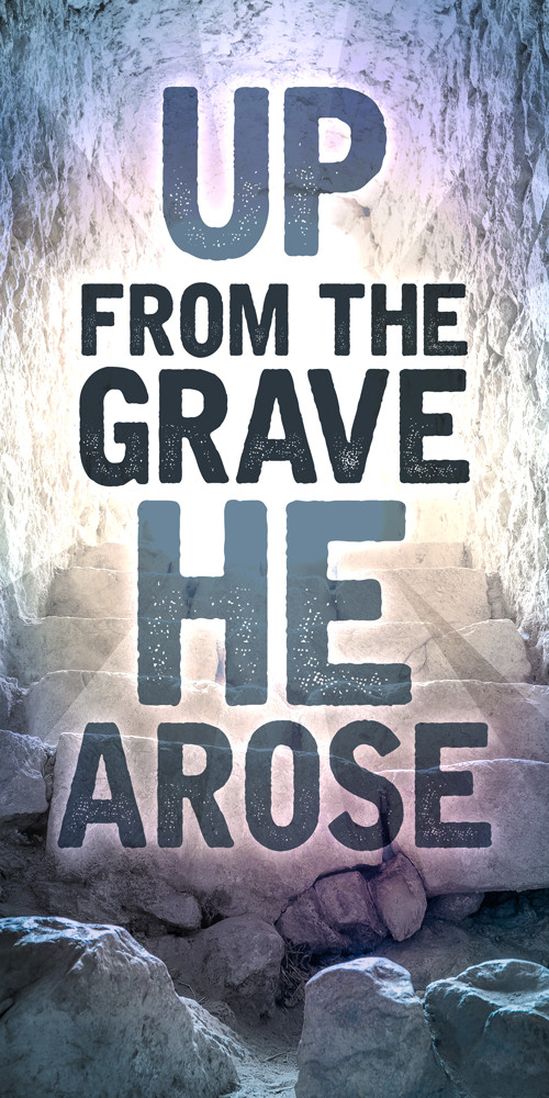 Church Banner - Easter - He Arose