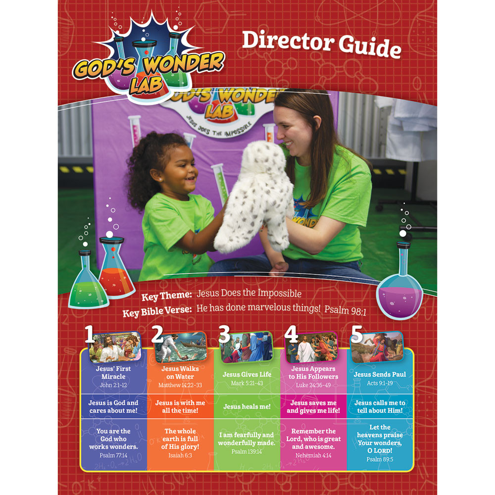 Director Guide - God's Wonder Lab VBS 2022 by CPH