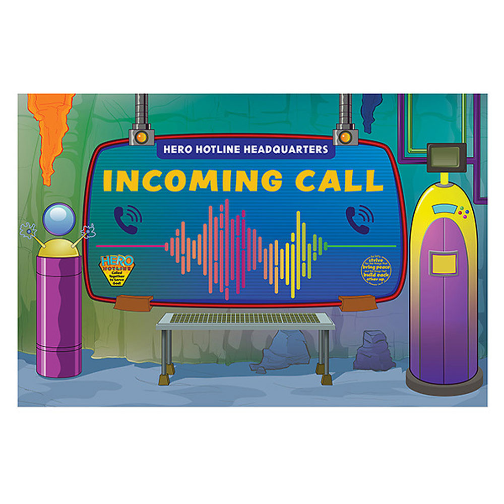 Decorating Mural (3 panels to tile 6' x 9') - Hero Hotline VBS 2023 by ...