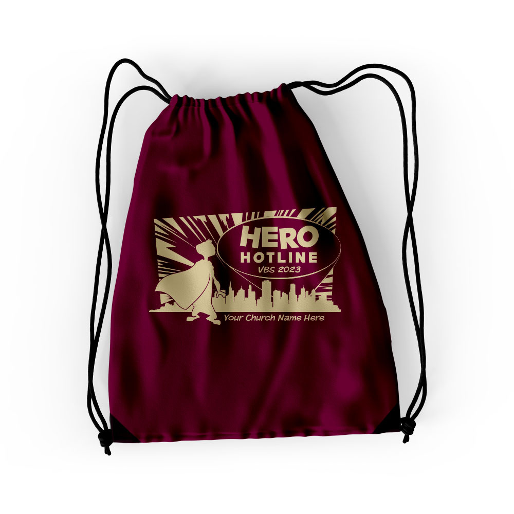 Drawstring Backpack - Hero Hotline VBS