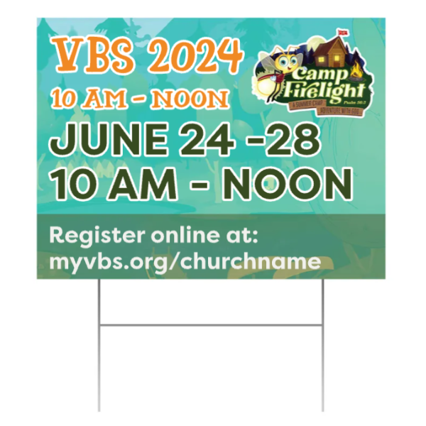 Easy Custom Outdoor Yard Sign - Personalize in Real Time - Camp ...