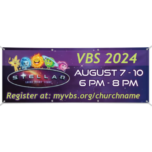 Template VBS Banner: Easy Custom Outdoor Vinyl Banner - Personalize in ...