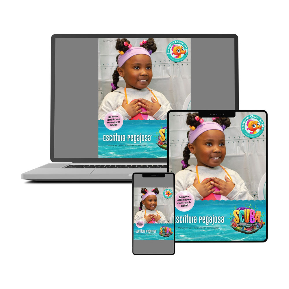 Scuba VBS Spanish Preschool Sticky Scripture Leader Manual PDF ...