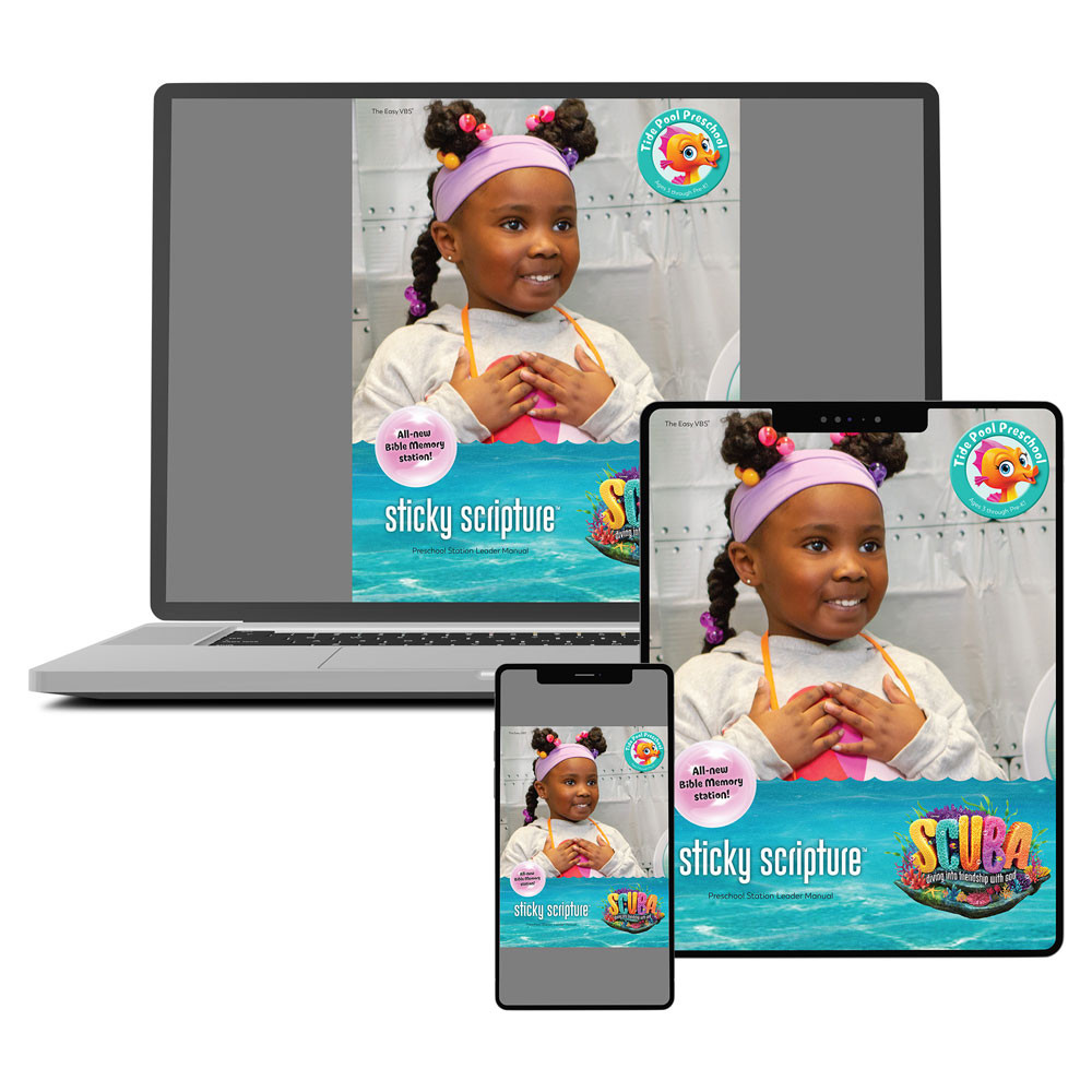 Scuba VBS Preschool Sticky Scripture Leader Manual - PDF - Concordia Supply