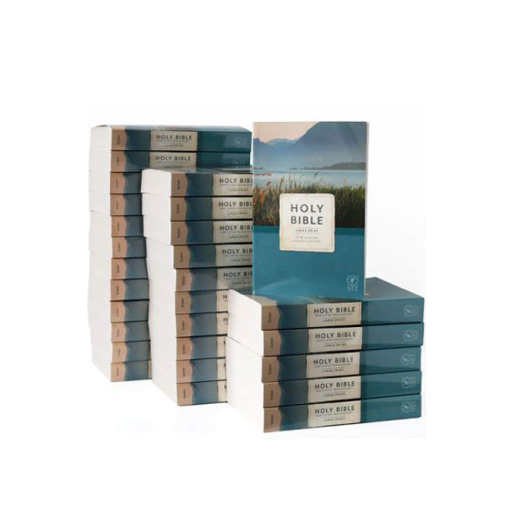NLT Outreach Bible, Large Print Edition 9pt Font - Case of 28 ...