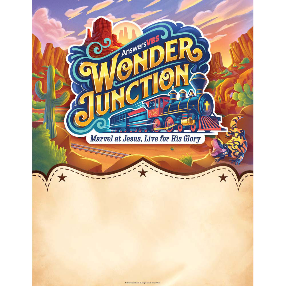 Promotional Poster (Pack of 10) - Wonder Junction VBS 2025 by Answers ...