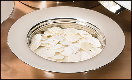 Stacking Bread Plate - Silver Finish by Sudbury