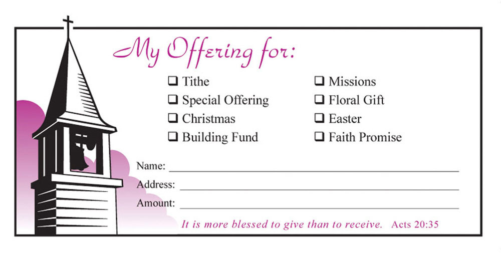 Offering Envelope - My Offering (100)