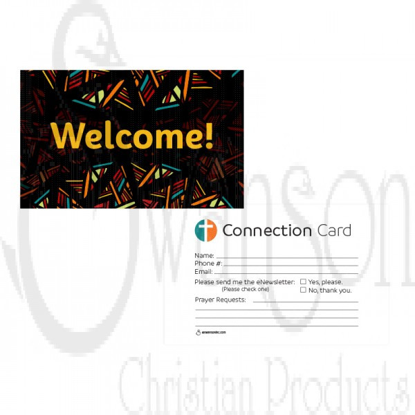 Welcome! Connection Card (Pack of 50) - Concordia Supply