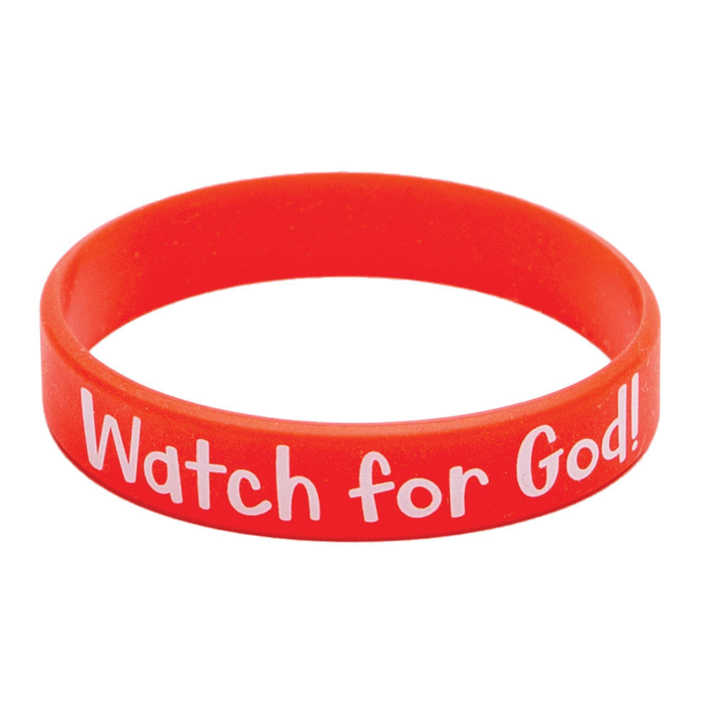 Watch for God Wristband (Pack of 10) - Treasured VBS 2021