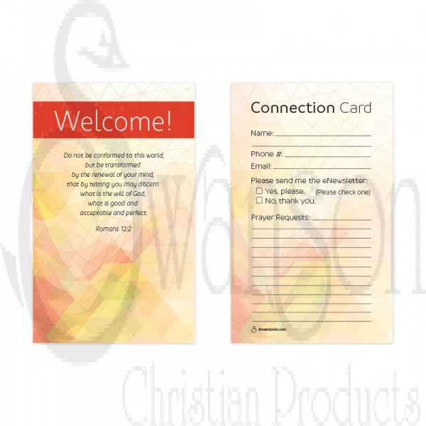 Welcome! Connection Card - 744532 (Pack of 50)