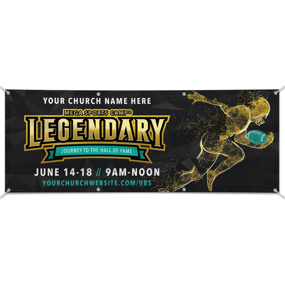 Custom Outdoor Vinyl Banner - Legendary VBS - BMSC002