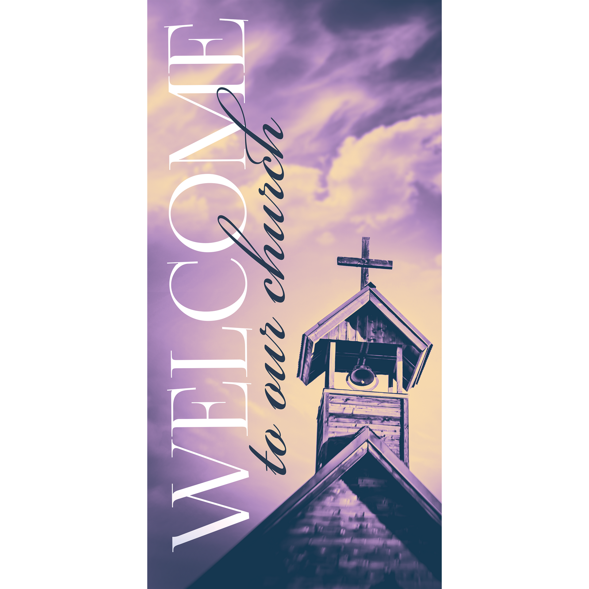 Church Banner - Praise and Worship - Together Series - Worship