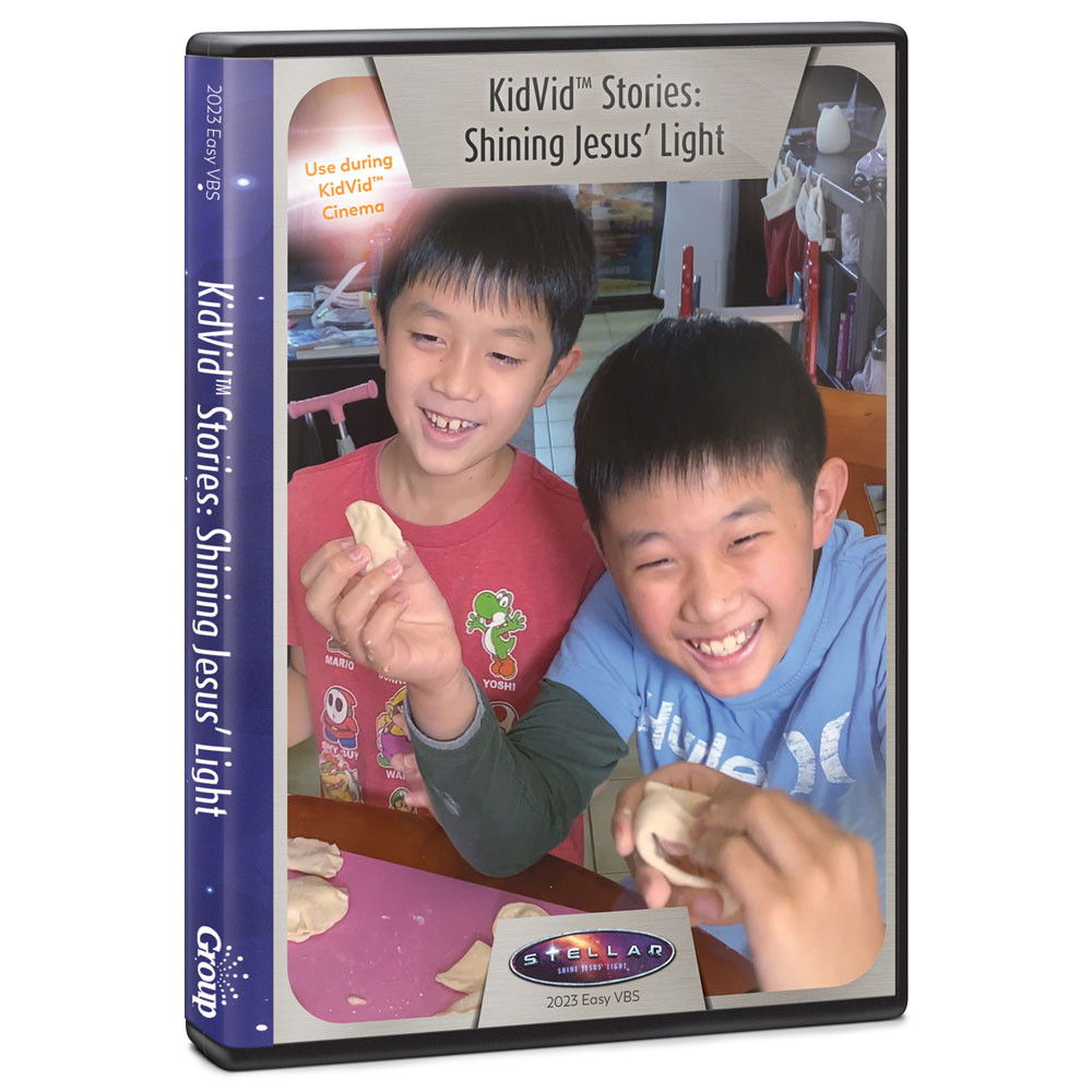 KidVid Stories: Shining Jesus' Light DVD - Stellar VBS 2023 by Group