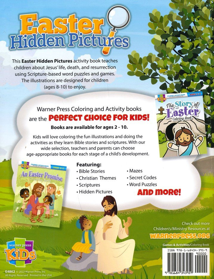 Easter Hidden Pictures - Coloring & Activity Book