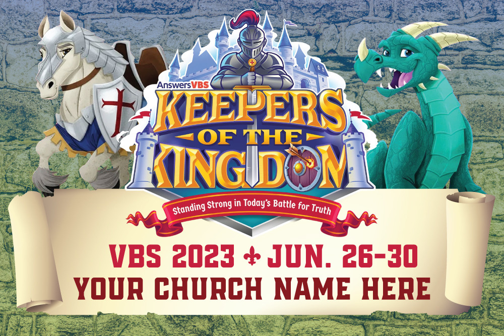 Custom VBS Postcards - Keepers of the Kingdom VBS - PCKNG001