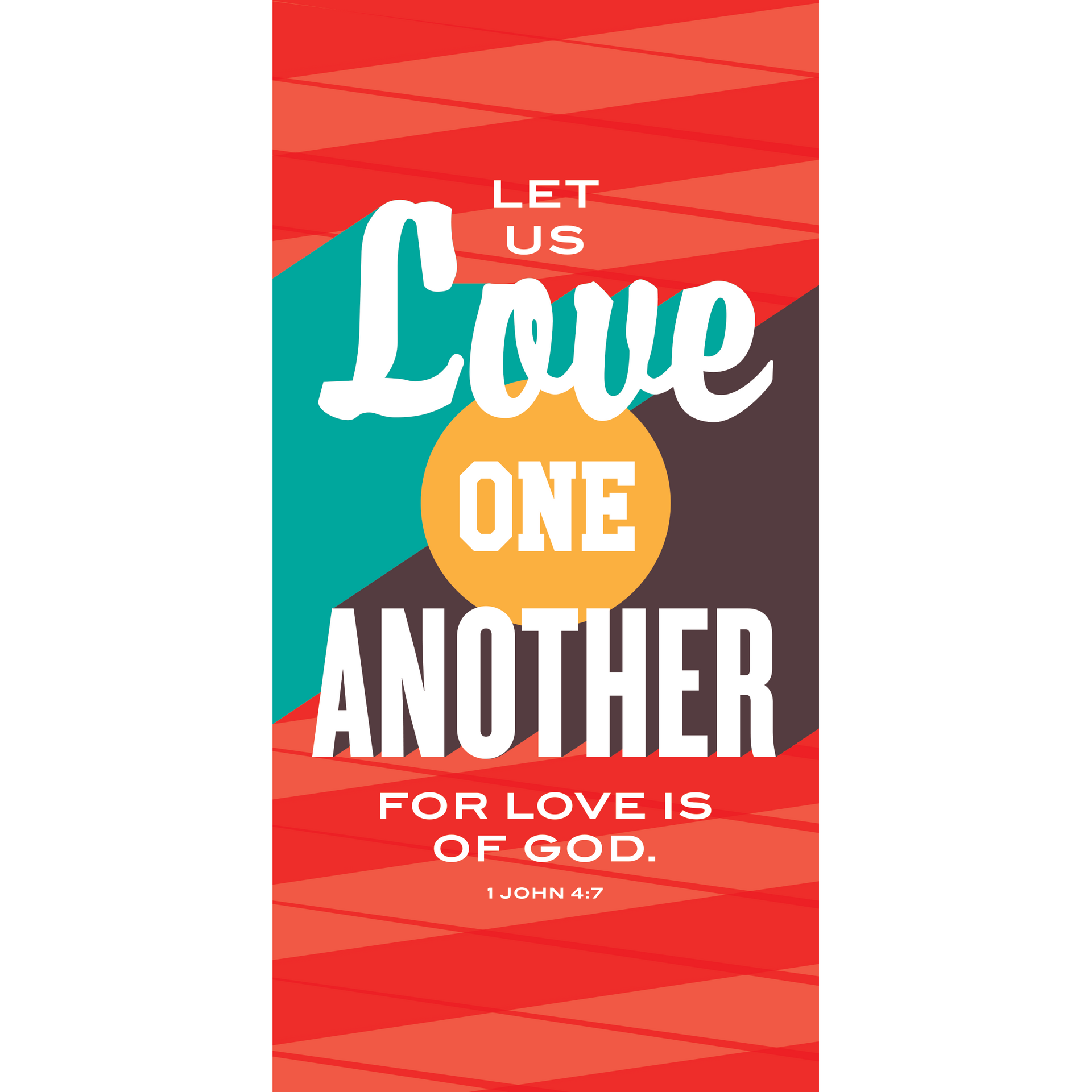 Church Banner - Praise and Worship - Faith Hope Love Series - Love One ...