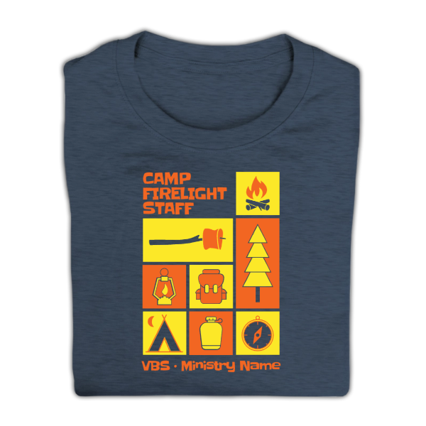 Easy Custom VBS T-Shirt - Two Color Design - Camp Firelight VBS ...