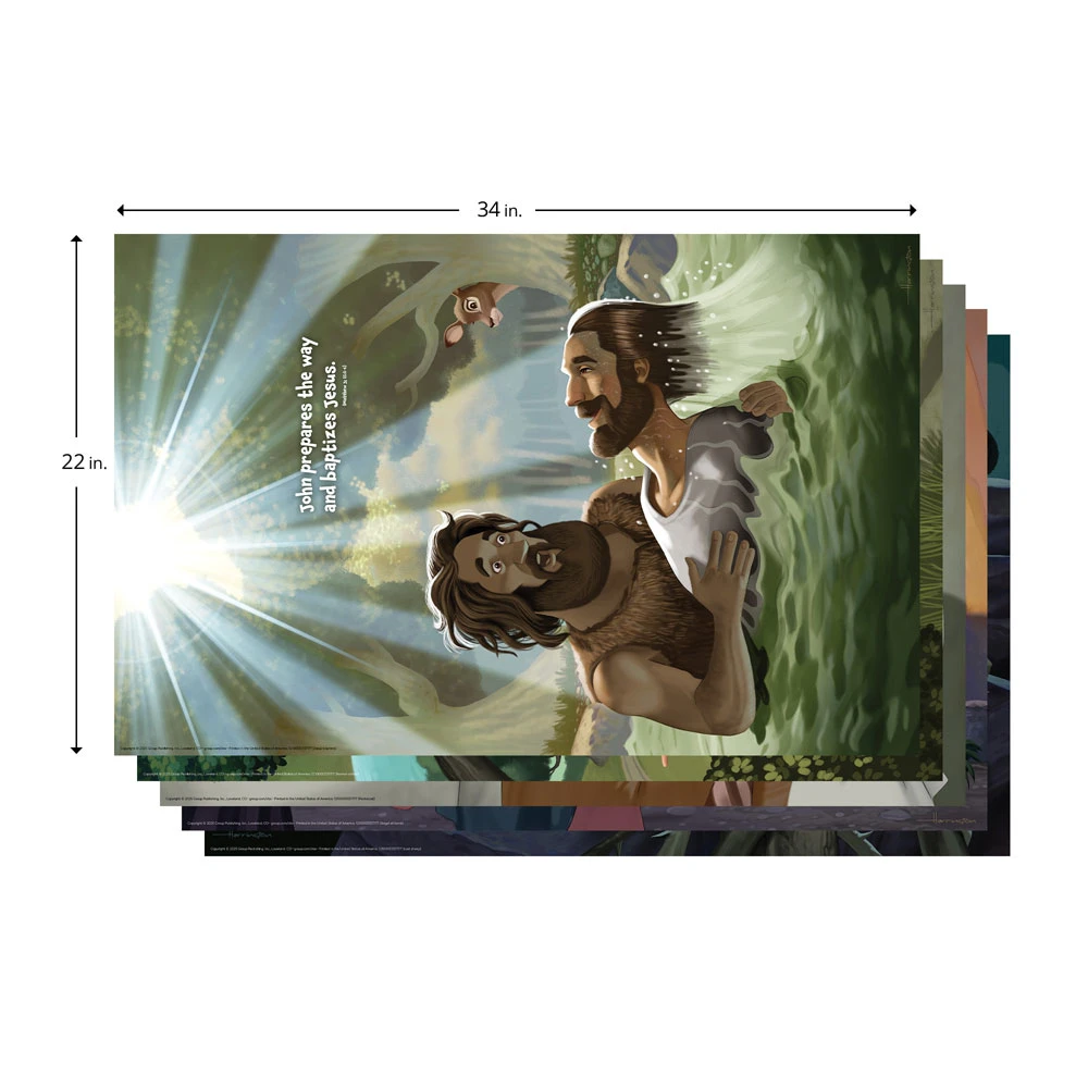 True North Bible Story Posters (set of 5) (22'' x 34'') - Needed for ...