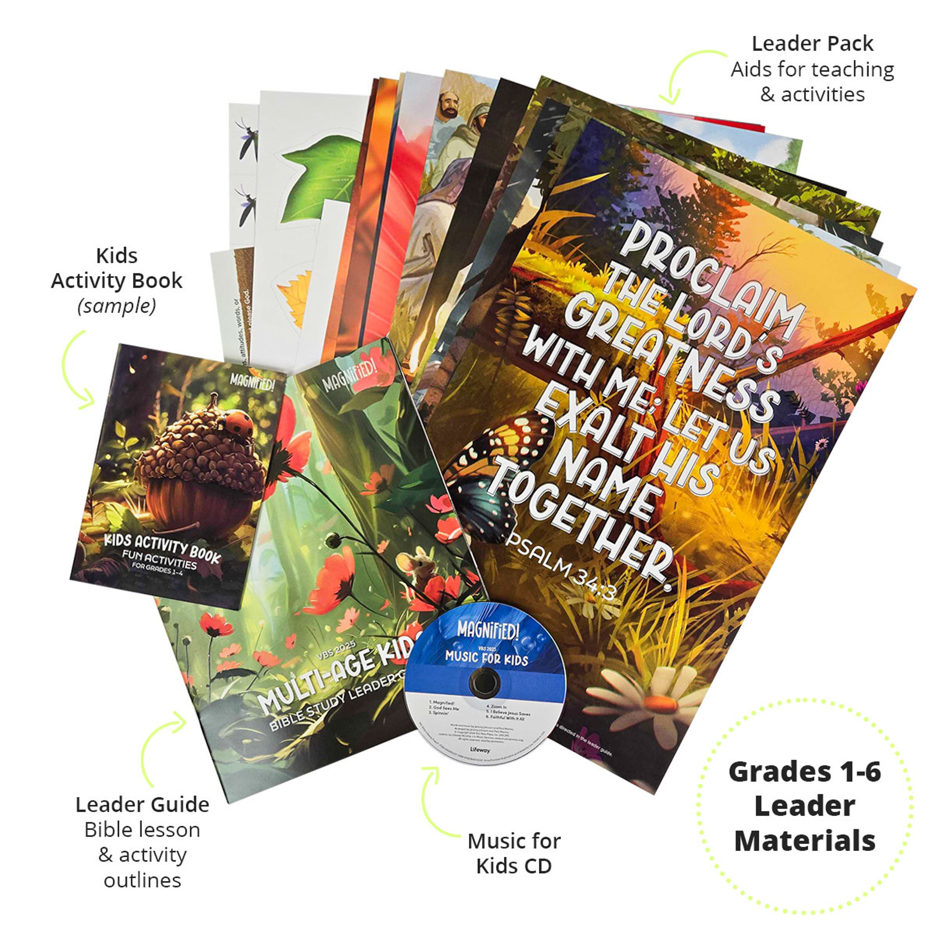 Multi-Age Starter Kit with Digital Leader Guides Add-on - Magnified! VBS 2025 by Lifeway ...