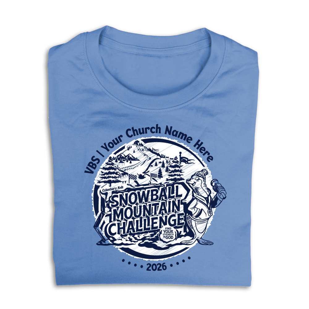 Easy Custom VBS T-Shirt - Two Color Design - Snowball Mountain ...