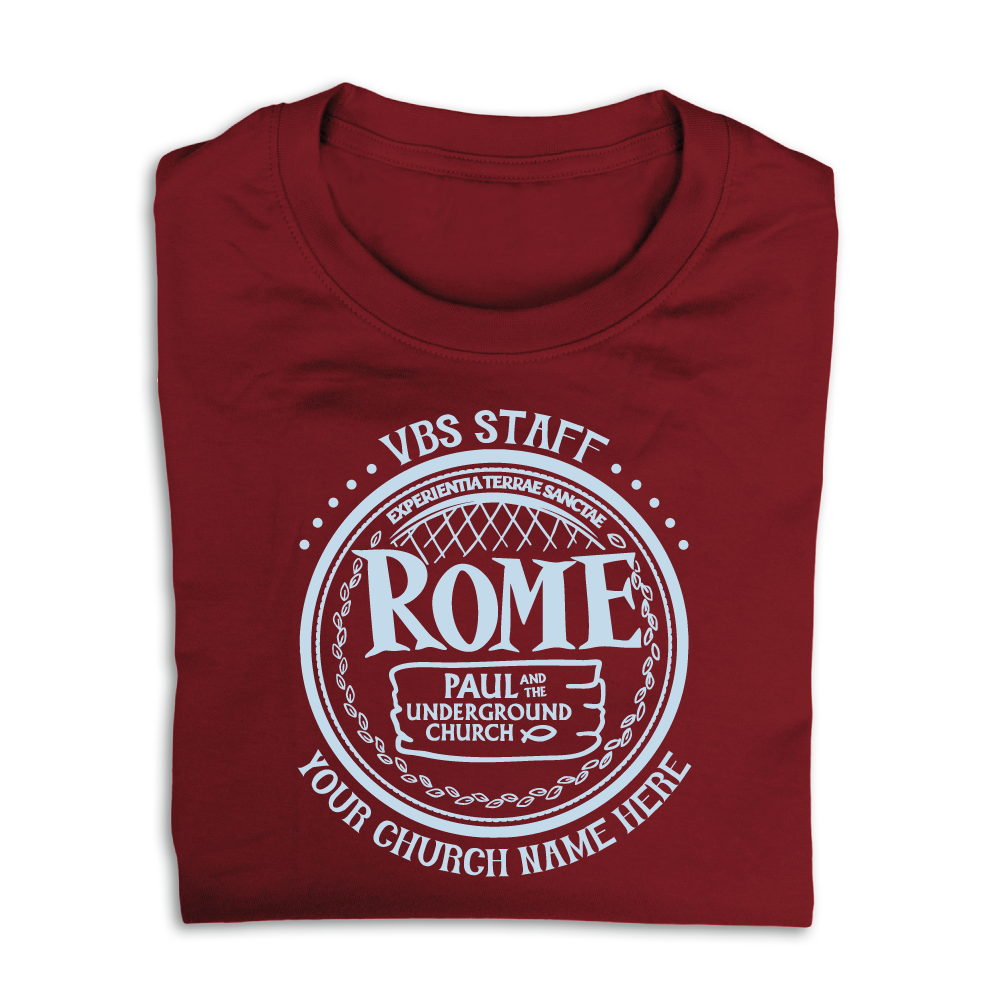 Easy Custom VBS T-Shirt - One Color Design - Rome VBS - VROM011 ...