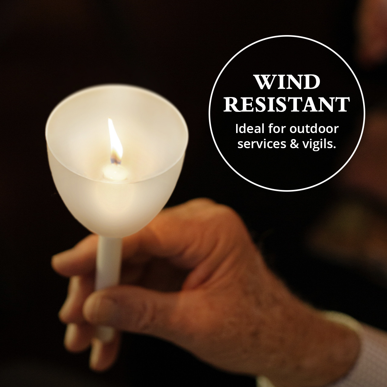 Plastic Shield Wind and Drip Protectors (250)