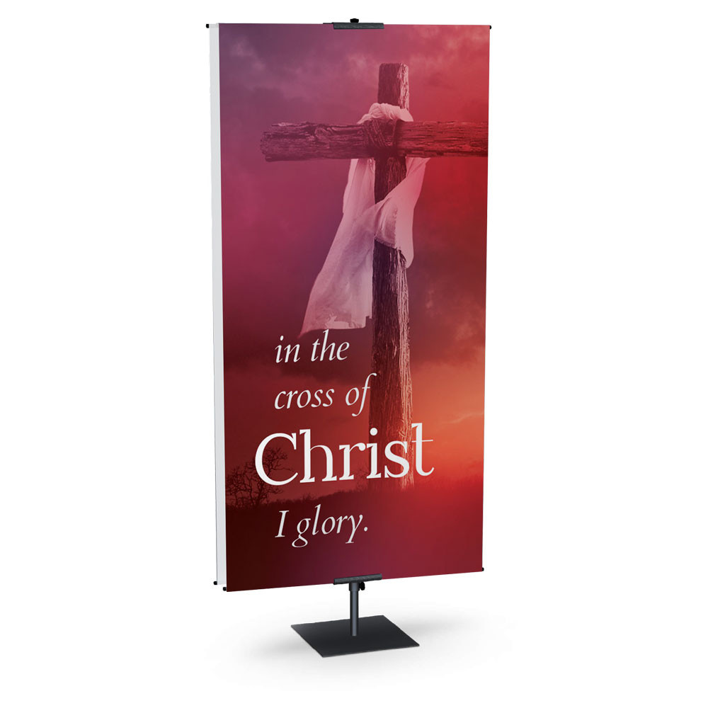 Easter Banner - Lenten Colors Series - Cross of Christ