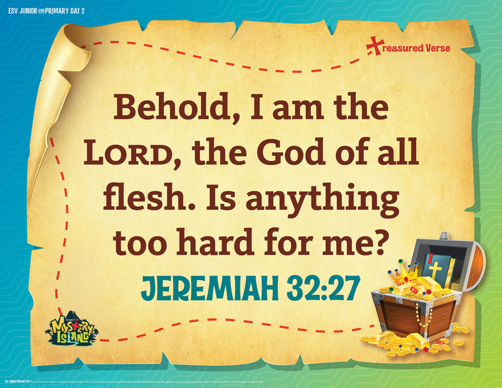 Memory Verse Posters: Junior/Primary (set of 6) - Mystery Island VBS ...