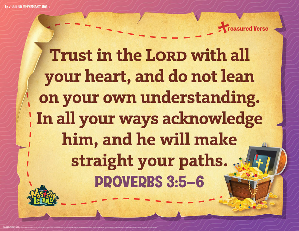 Memory Verse Posters: Junior/Primary (set of 6) - Mystery Island VBS ...