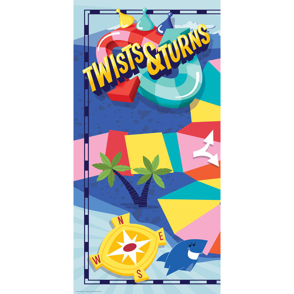 Super Duper Sized Backdrop - Twists & Turns VBS 2023 by Lifeway