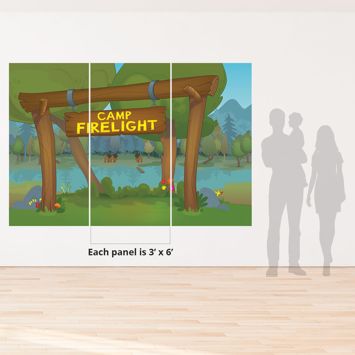 Decorating Mural (3 panels to tile 6' x 9') - Camp Firelight VBS 2025 ...