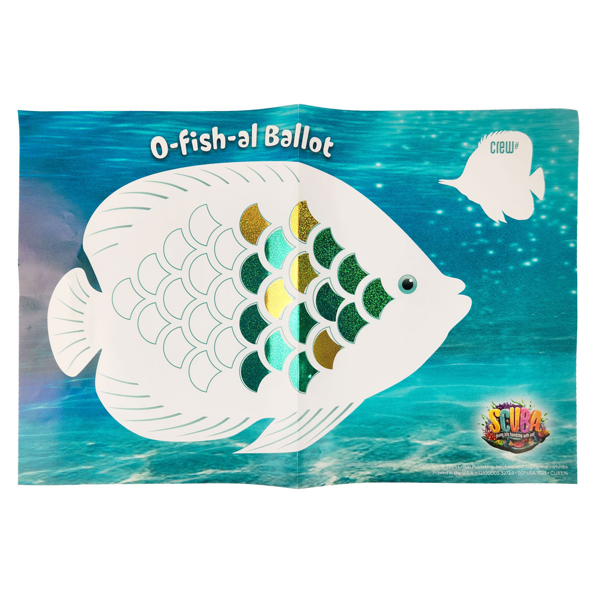 O-fish-al Ballots (1 Pack Supplies 5 Crews) - Scuba VBS 2024 by Group ...