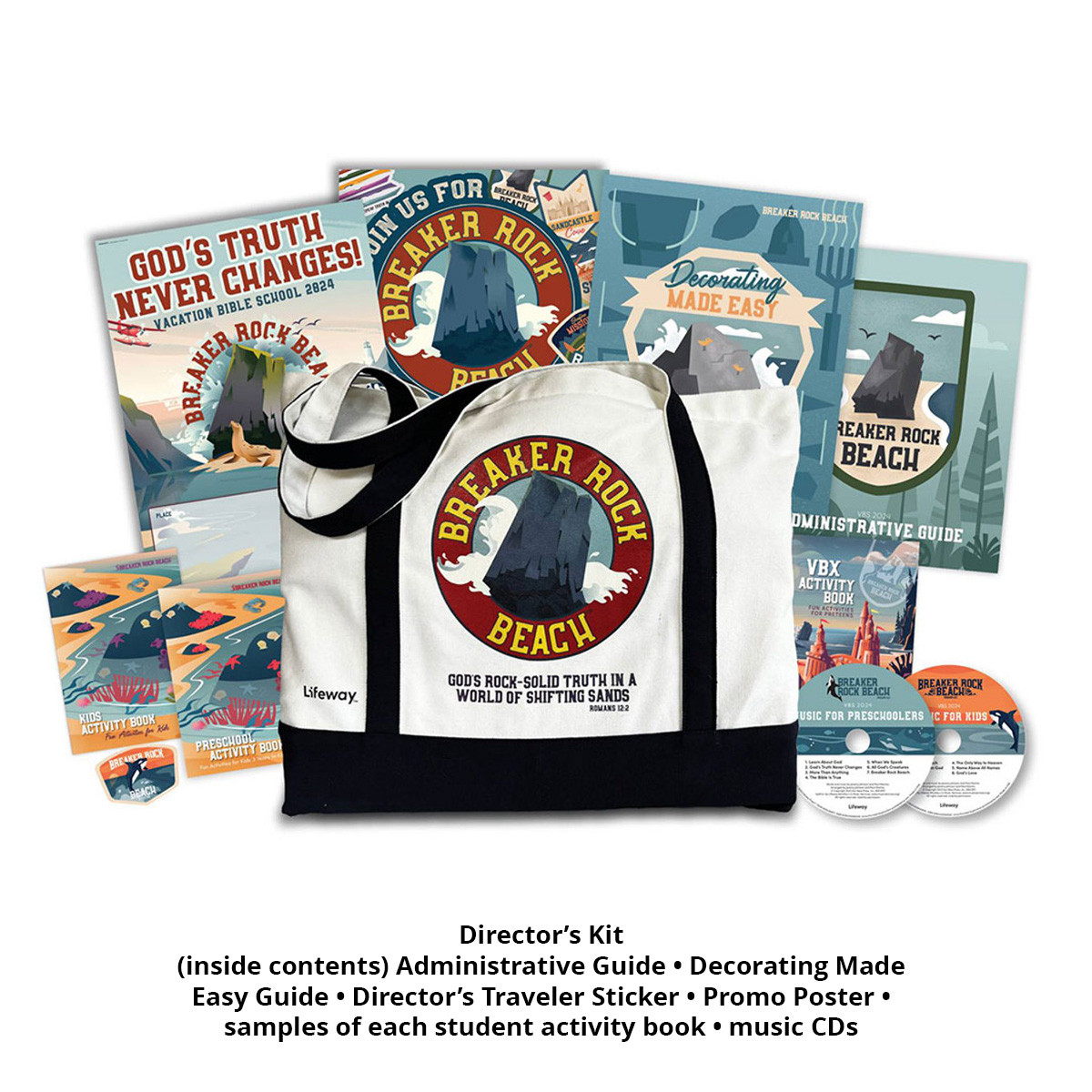 Starter Kit - Multi-Age BUNDLE - Breaker Rock Beach VBS 2024 by Lifeway ...