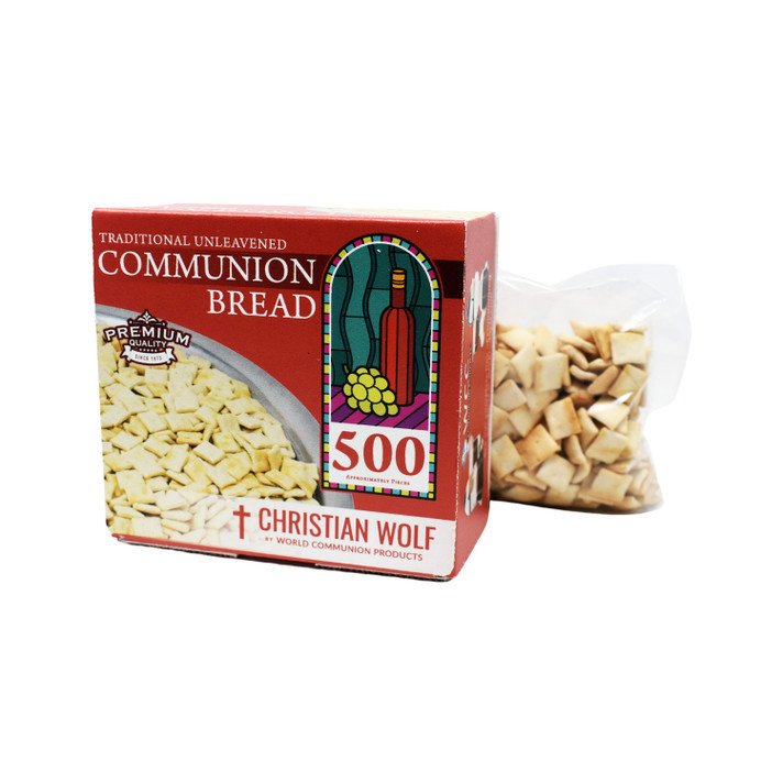 Unleavened Bread for Communion - 1/2" (500 Pieces) - Christian Wolf ...