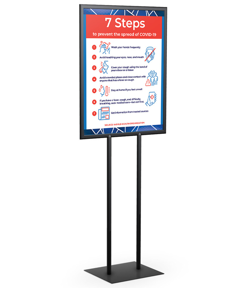 Poster Signs - 7 Steps - 22" x 28"