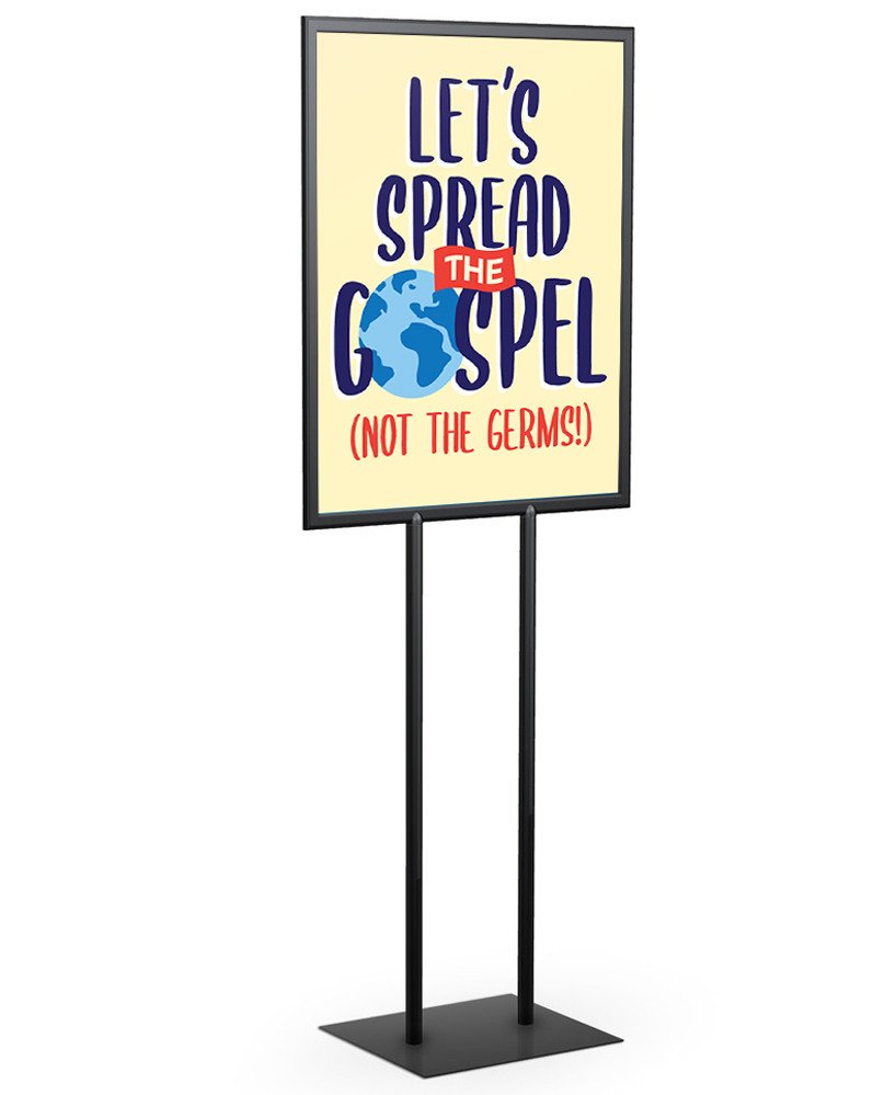 Poster Signs - Gospel Not Germs - 22" x 28"