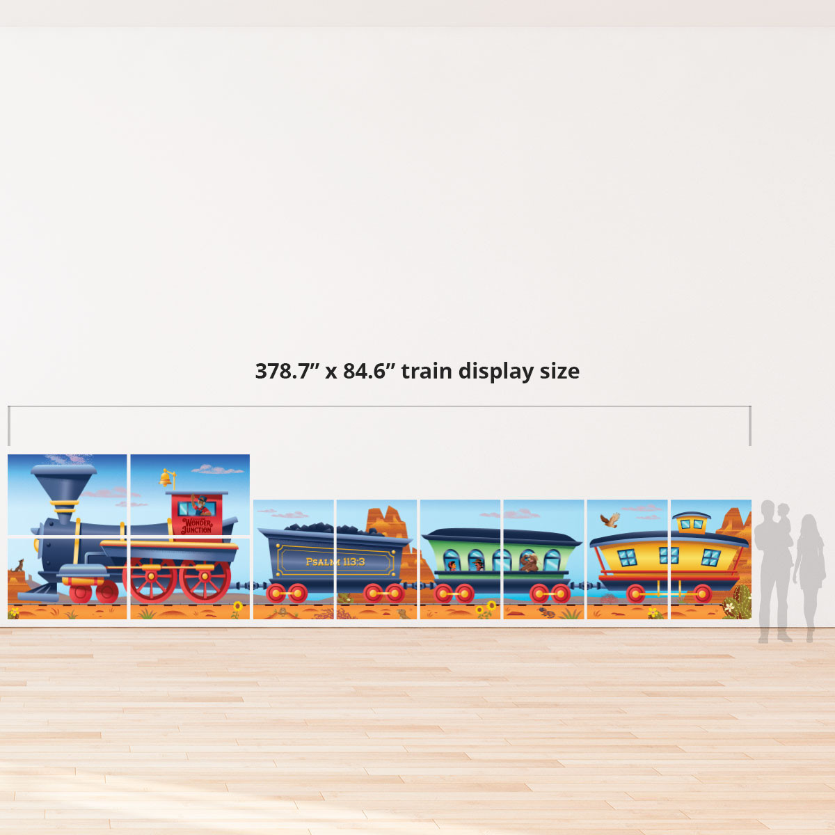 Gold Mine, Morning Star Ranch, Train - Scene Setter (Pack of 18 panels ...