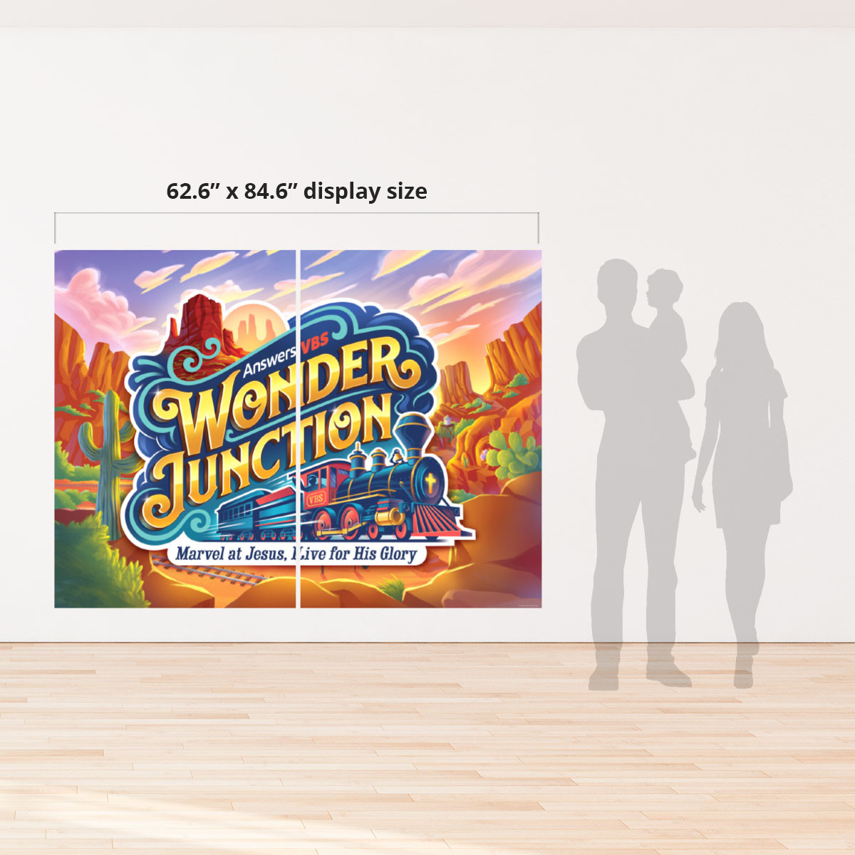 Wonder Junction Logo, Theme Verse, Map - Scene Setter (Pack of 6 panels ...