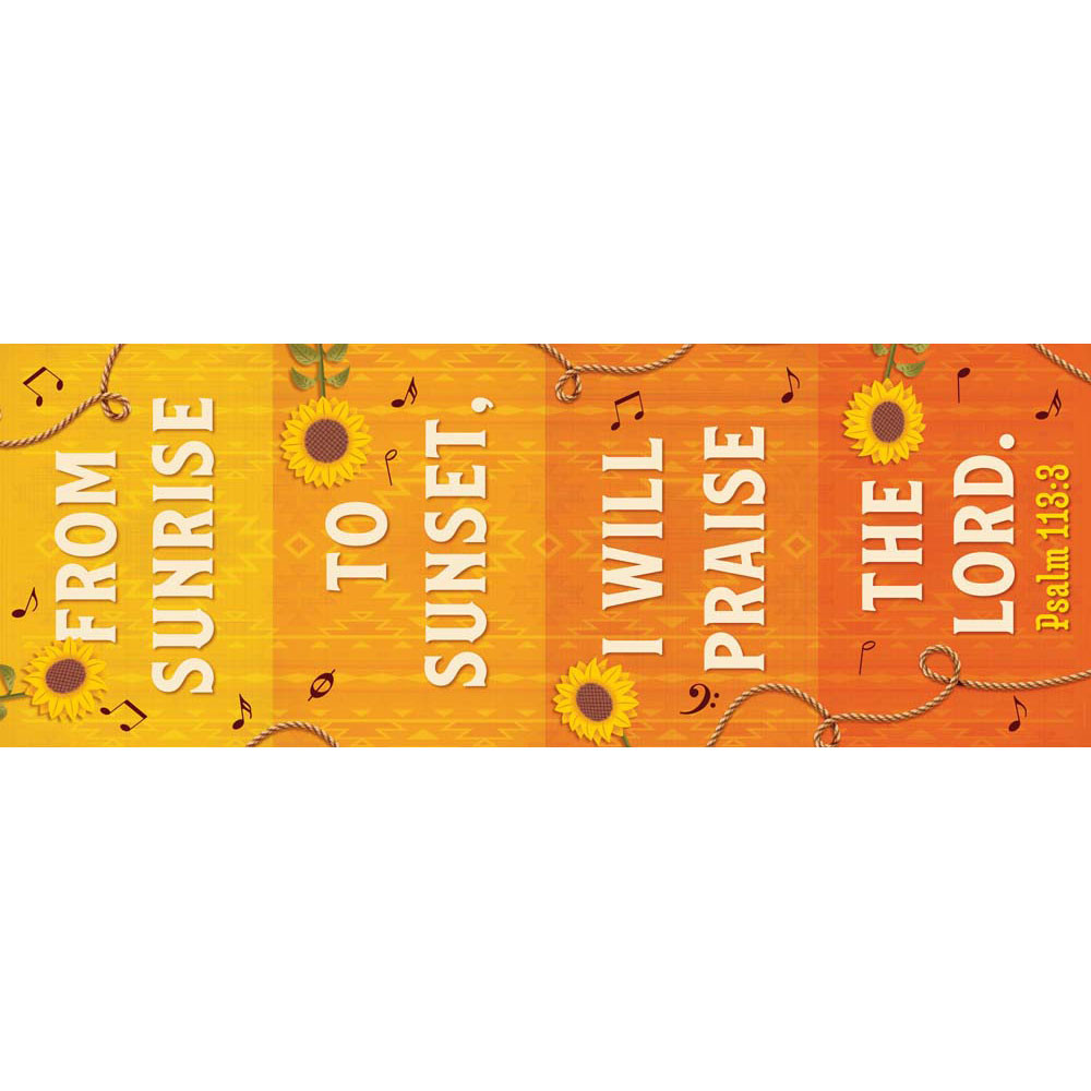 Theme Verse Banner - Scene Setter - Two-sided for Vertical/Horizontal ...