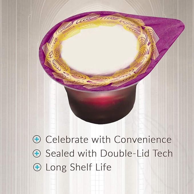 Celebration Cup - Pre-filled Communion Cups Wafer & Juice Sets - Box of 500