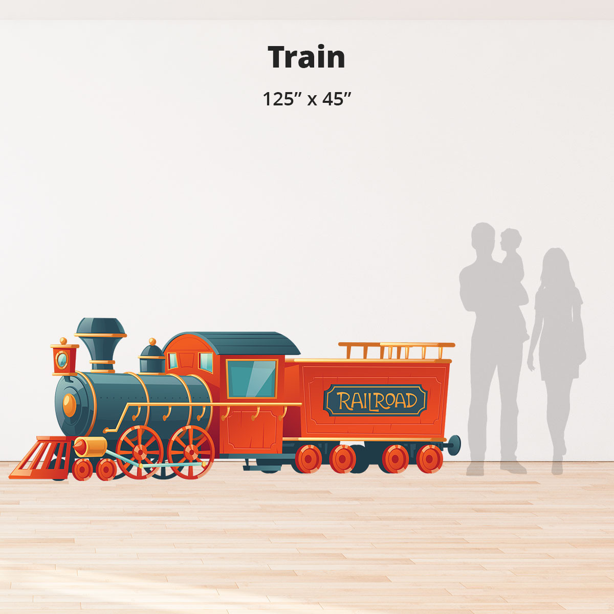 2D Train - Easy Scene Pop-Up Giant VBS Display - (125 in x 45 in) - VBS ...