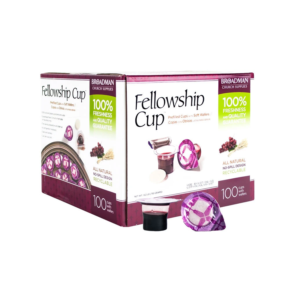 Fellowship Cup - Prefilled Communion Cup (100) | Concordia Supply