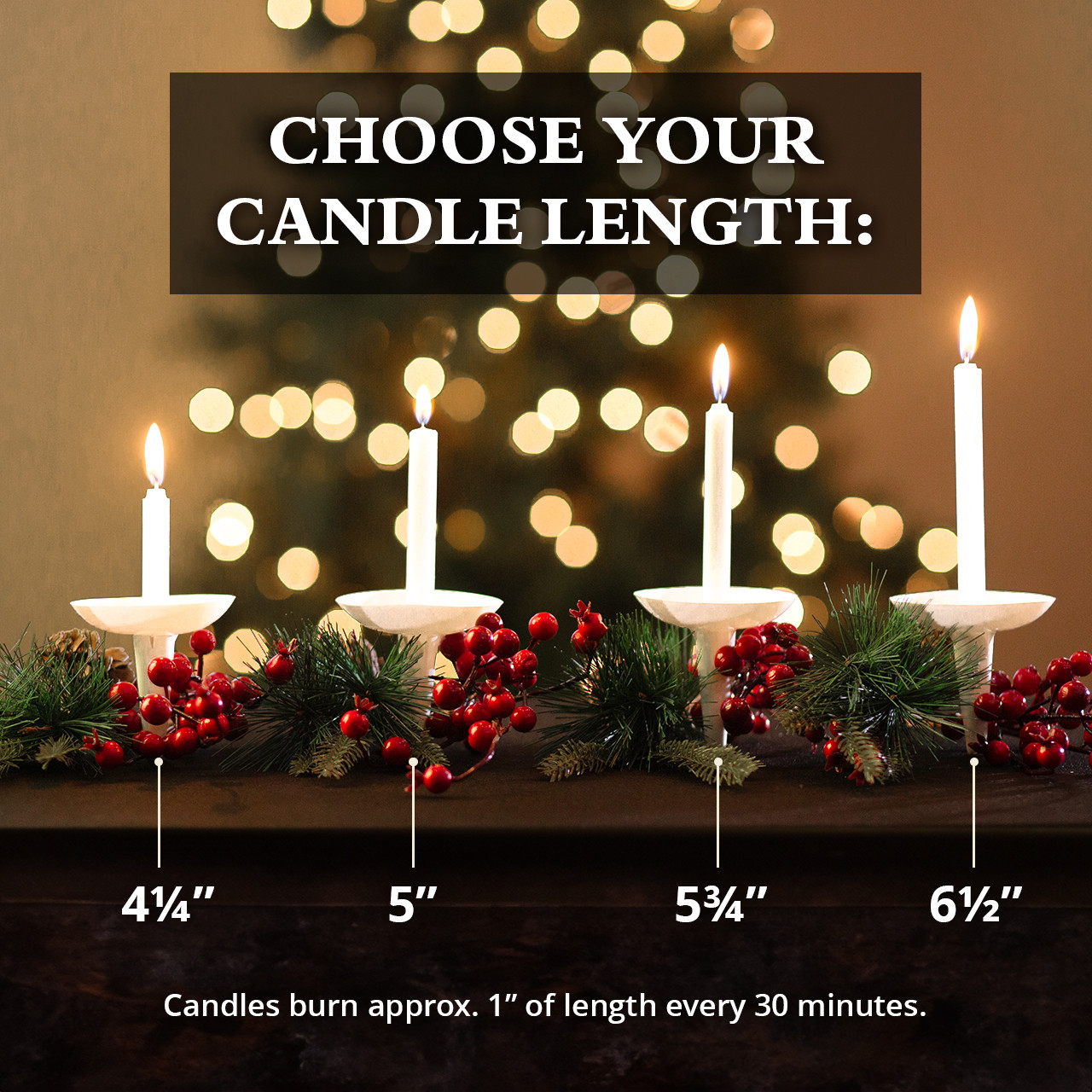 Candlelight Service Set of 100 Vigil Candles 4.25" x 1/2" And Plastic ...