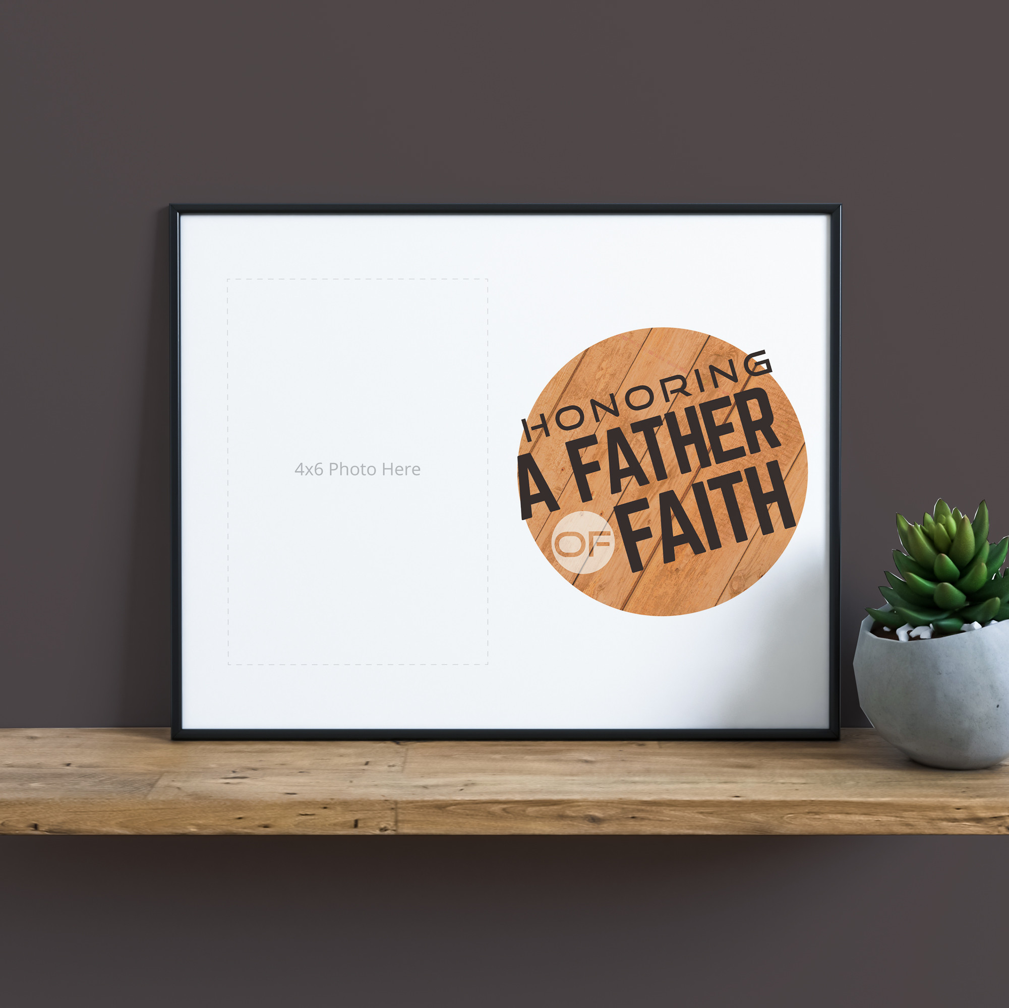 Printable Father's Day Keepsake - A Father of Faith