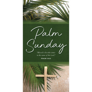 Church Banners - Garden Linen Lent - Palm Sunday - Concordia Supply