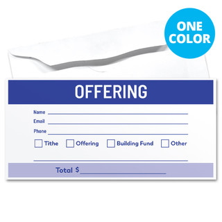 Custom Offering Envelope - One Color - E1C014 - Box of 500