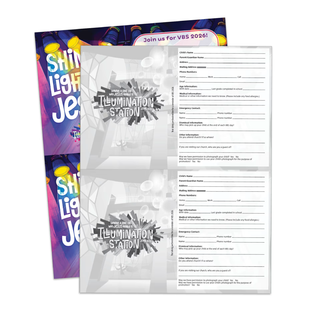Registration Flyer - Pack of 50 - Two per sheet (5.5" x 8.25 ...