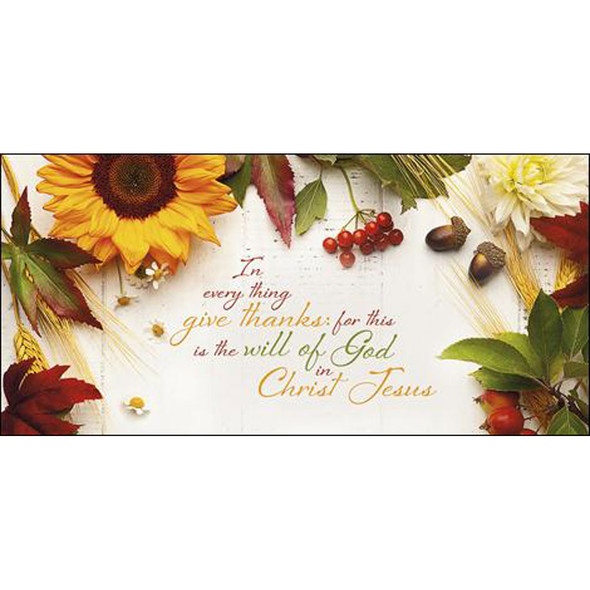 Offering Envelope - Thanksgiving - Give thanks in every situation - 1 ...