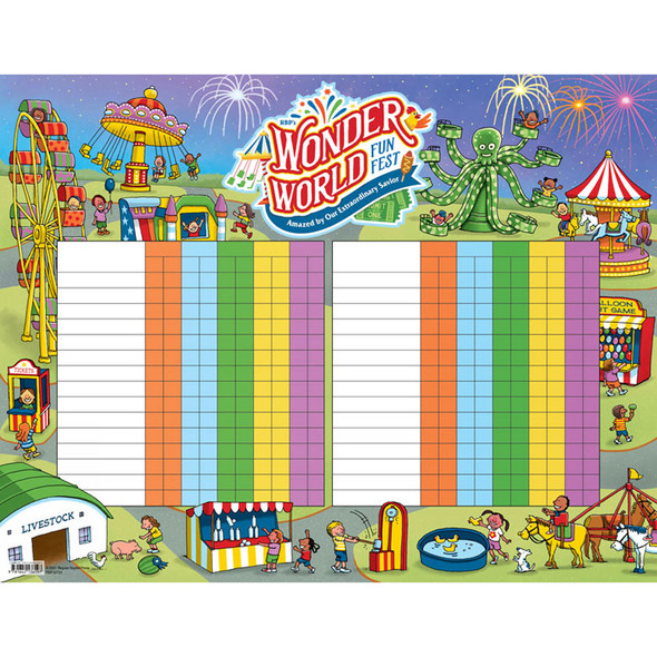 Funfest Clown Tie - Wonder World Funfest VBS 2021 by RBP